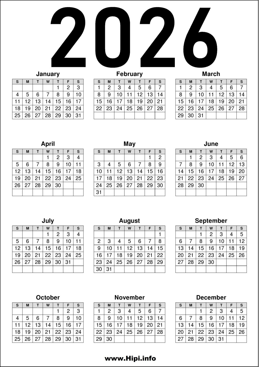August 2026 and September 2026 Calendar Printable - Hipi.info